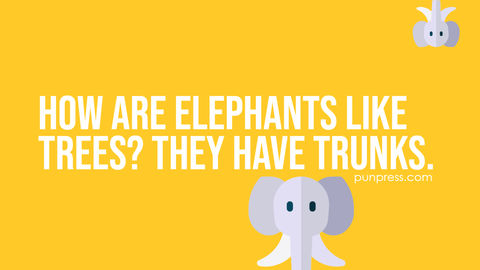 50 Elephant Puns You've Never Herd Before - PunPress