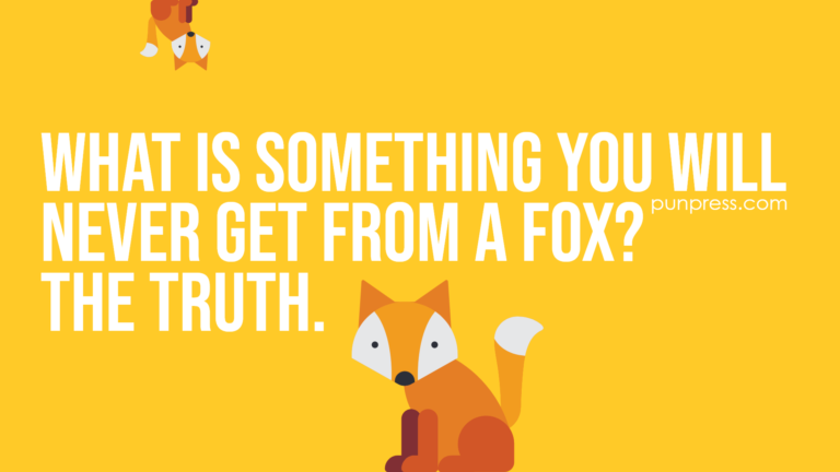 51 Fox Puns That Seem Sly - PunPress