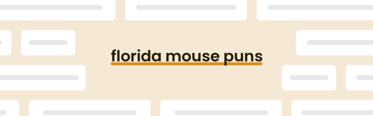 Florida Mouse Puns - Best Florida Mouse Puns for 2024 - PunPress