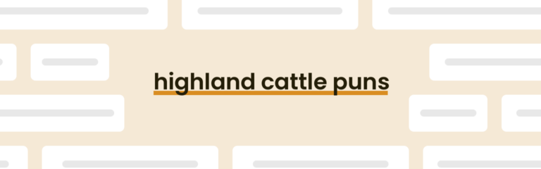 21 Best Highland Cattle Puns for 2025 [Updated November] - PunPress