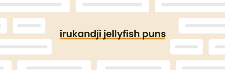 21 Best Irukandji Jellyfish Puns for 2025 [Updated June] - PunPress