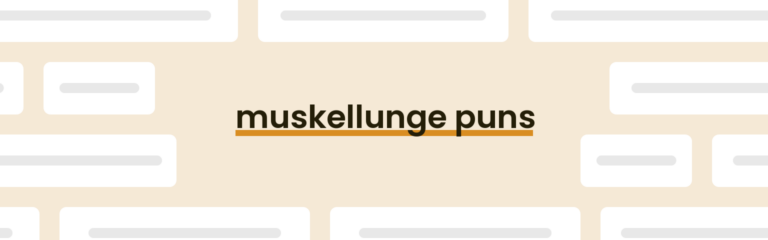 20 Best Muskellunge Puns for 2025 [Updated April] - PunPress