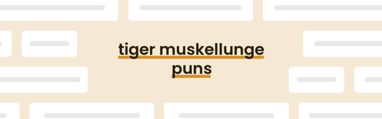 Tiger Muskellunge Puns - Best Tiger Muskellunge Puns for 2024 - PunPress